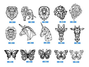 💠Animales con figuras geométricas